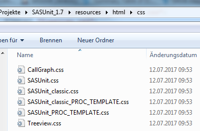 SASUnit / Documentation / How to create your own SASUnit style